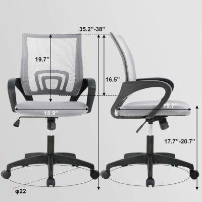 Chine Personnalisez votre espace de travail avec le fauteuil informatique en maille grise ALINUNU Options ODM et OEM à vendre
