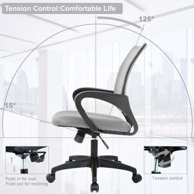 Chine Personnalisez votre espace de travail avec le fauteuil informatique en maille grise ALINUNU Options ODM et OEM à vendre