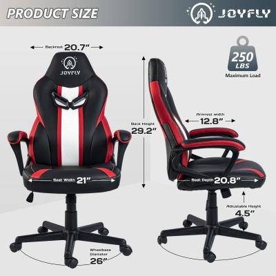 Κίνα ALINUNU Metal Frame Racing Gaming Chair με πλάτη στήριξης και εργονομικό σχεδιασμό προς πώληση