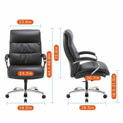 Chine Chaise de bureau ergonomique à finition directement frottée à l'huile avec dos en maille et bras réglable en hauteur à vendre