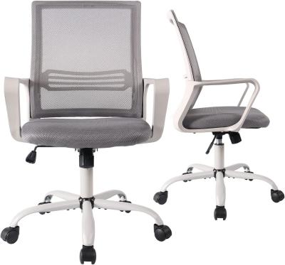 Chine Chaise de bureau pivotante Silla Oficina Mesh Chaise de travail ergonomique Mid back pour le travail des adultes à vendre