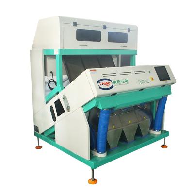 Cina 99,9 selezionatore ottico di colore del CCD di accuratezza per lo scivolo agricolo 4.0kw 6 in vendita