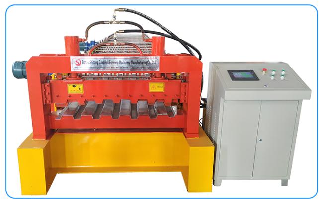 automatic cold rolled metal floor deck tile making machine in china