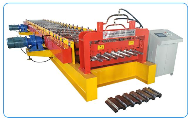 automatic cold rolled metal floor deck tile making machine in china
