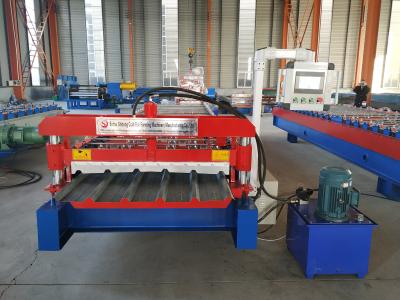China 1050 model galvanized roof sheet colored steel roll forming machine for sale