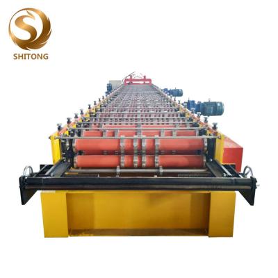 Chine Machine de formage de feuilles de plat de profil de plancher de Decking de contrôle de PLC à vendre