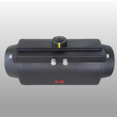 China ISO5211 DIN3337 Rack And Pinion Pneumatic Actuator Customized Double Acting Spring Return Actuator for sale