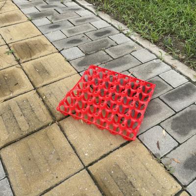 Chine 30 Cartons d'œufs en plastique rouge écologique Transport durable à vendre