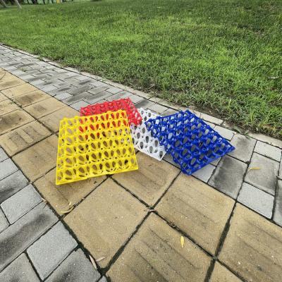 Chine 30 Cartons d'œufs en plastique rouge écologique Transport durable à vendre
