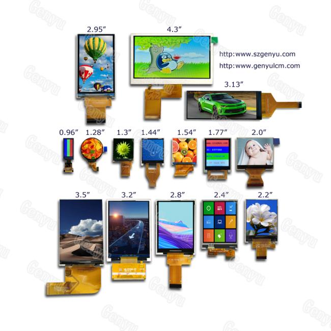 TFT LCD display examples