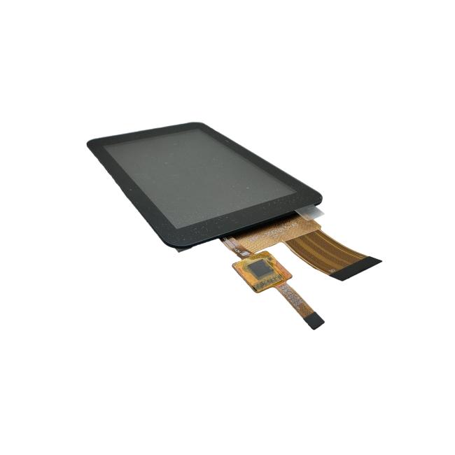 Close-up of LCD display module