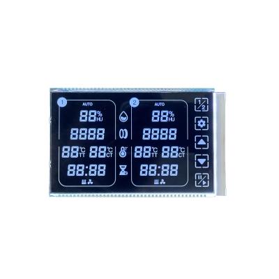 China Customized Size 3.3V VA Touch LCD Screen Segment Display White Digits 78PIN for sale