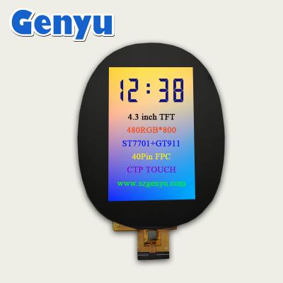 China 4.3 Inch IPS TFT LCD Display Module 480x800 Resolution for sale