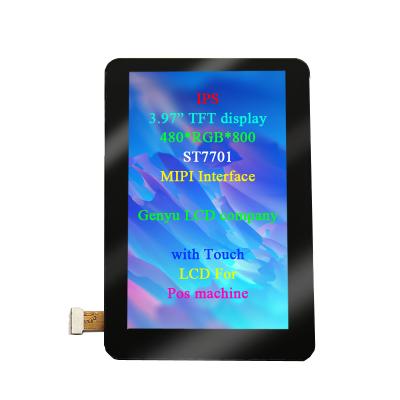Chine 3.97 pouces IPS TFT affichage LCD 480x800 MIPI Interface ST7701SN pilote à vendre