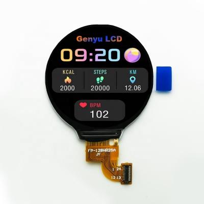 China 1.3 Inch TFT LCD 240*240 Screen Full View 1.28" Round LCD Display For TFT Watches FPC Connection 24pin Socket FPC Ready for sale