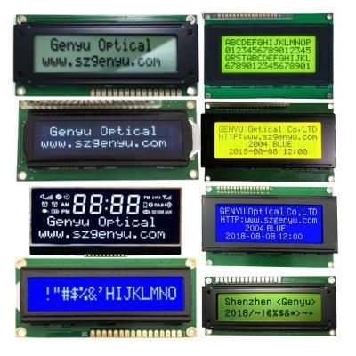 China Segment Display and Black Background 1601 1602 1604 16x2 2x16 16x4 20x4 LCD Display Module for sale