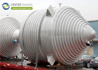 China Reliable Solution For High-Drainage Liquid Storage Center Enamel's Cone Roof Tanks for sale