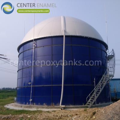 China Techos de doble membrana para digestores agrícolas: proporciona almacenamiento de gas para los sistemas de la granja. en venta