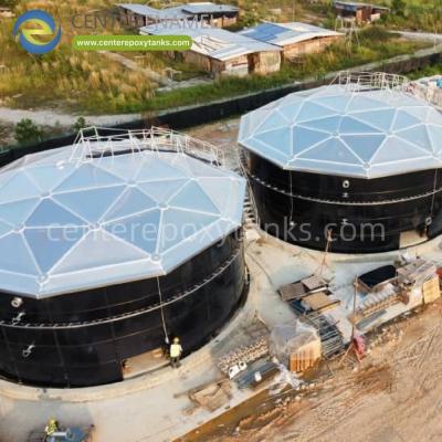China Aluminum Dome Roof for Municipal Wastewater Treatment Tanks: Minimizes odor and prevents storm water overflow for sale