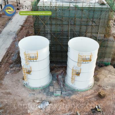 China Tanques de epoxi ligados por fusión para el tratamiento de aguas residuales lácteas: resistentes a grasas, ácidos y productos químicos CIP cáusticos en venta