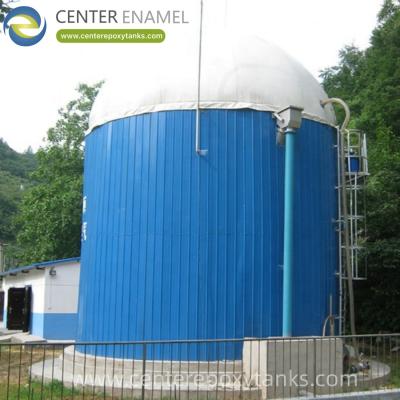 China Double Membrane Biogas Holder for Dairy Farm Wastewater Treatment: Collects and Holds the Biogas Generated from Milk and Processing Effluents for sale