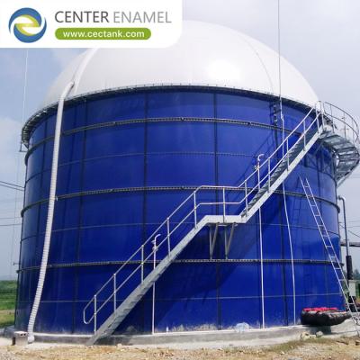 China Double Membrane Biogas Holder for a Chemical Wastewater Treatment Plant: Used to Store Biogas Generated from Organic Chemical Waste Streams for sale