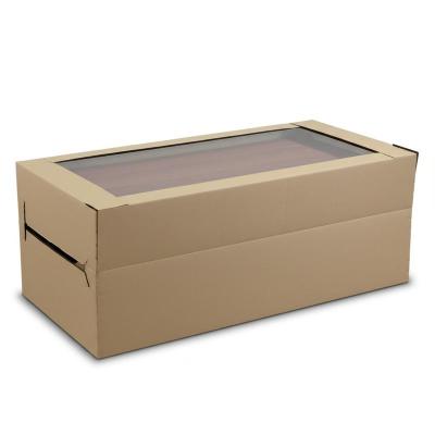China Natural Wood Glass Top Dining Room Table Securely Packaged and Shipped in a Corrugated Cardboard Box for sale
