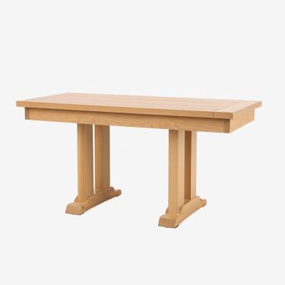 China Matte Finish Nordic Wooden Dining Table High Durability for Indoor Spaces and Timeless Elegance for sale