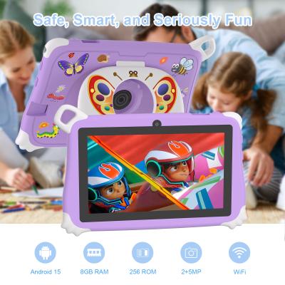 Cina Tablet per bambini C Idea Android 15 8+256GB, tablet educativo Kidspad con APP amichevole CM86 viola in vendita