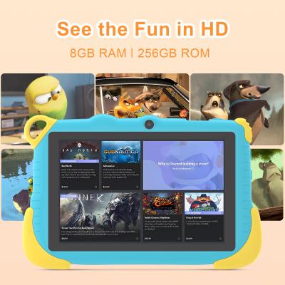 中国 C アイディア 7 インチ Android 15 教育用スマートタブレット CM78 学生用 青 販売のため