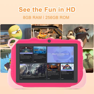 中国 C アイデア 7 インチ Android 15 教育用スマートタブレット CM78ピンク 販売のため