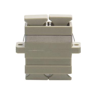 Chine Douille en céramique matérielle de RoHS de couleur beige à plusieurs modes de fonctionnement de fibre optique d'adaptateur de PC de Sc UPC à vendre
