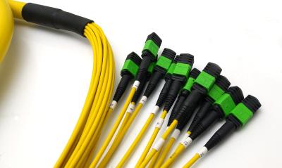 China Cable de conexión MPO APC SM de 144 núcleos de 40G 100G en venta