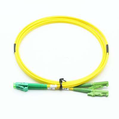 China FTTH Single Mode Duplex E2000 APC- LC APC Fiber Optic Patch Cord 3.0mm Patch Cable LSH- LC Fiber Optic Jumper Te koop