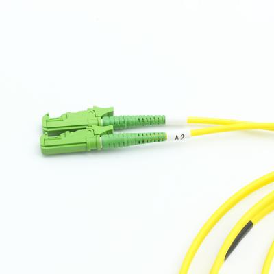 China FTTH Single Mode Duplex E2000 APC- LC APC Fiber Optic Patch Cord 3.0mm Patch Cable LSH- LC Fiber Optic Jumper Te koop
