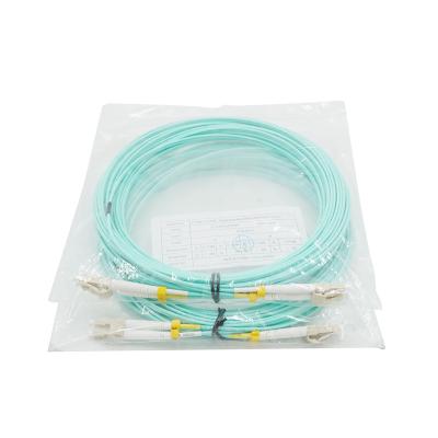 中国 マルチモード Lc Lcコネクタ Om4 光ファイバーパッチコード 50/125 デュプレックスジャンパー Lszh ジャケット 1m 販売のため