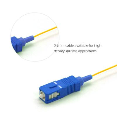 中国 低挿入損失 1.5m SC UPC 光ファイバーピグテール 販売のため