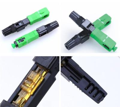 中国 通信ネットワーク FTTH SC APC 60dB ファイバーオプティック・ファストコネクタ 販売のため