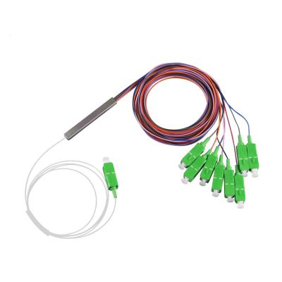 중국 G657A1 UPC APC 커넥터 1x8 PLC 광섬유 스플리터 판매용