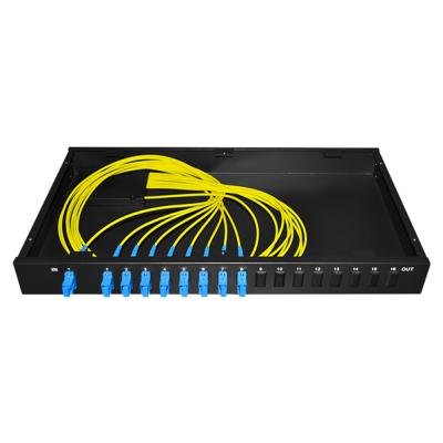 中国 固定ラック 搭載 1U 1X32 PLC スプリッタ FTTH パッチ パネル 販売のため