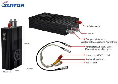 China Transmissor da frequência ultraelevada COFDM do avoirdupois do robô NLOS da longa distância e sistema sem fio do receptor à venda