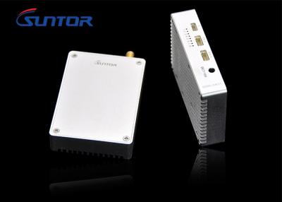 中国 5KMの範囲の無人機の無線ビデオ送信機リンクGBのアルミニウム2.4GHz頻度 販売のため