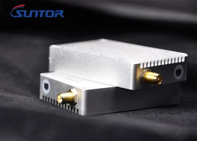 中国 5KMの範囲の無人機の無線ビデオ送信機リンクGBのアルミニウム2.4GHz頻度 販売のため