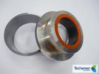 Quality Ceramic Bushing With Stainless Steel Housing High Temperature Resistant Plain Bearing for sale