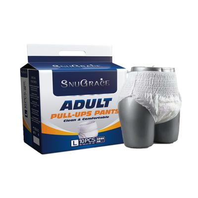 Cina Personalizzazione Supporto per adulti pantaloni usa e getta Tipo pannolino con super elevato assorbimento in vendita