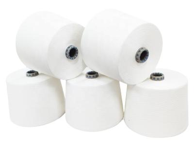 Cina High Twist Sustainable NE 31/1 Ring Spun Yarn 80% Polyester 20% Viscose Blend Tessitura in vendita