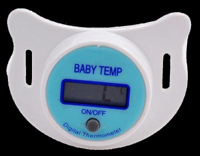China Blue / Pink Electronic Medical Equipment Clinic Digital Baby Nipple Thermometer for sale