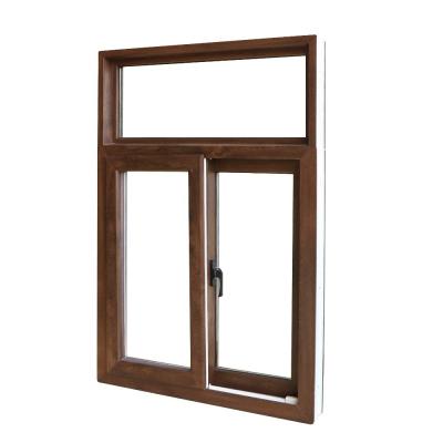 Cina Modello di apertura orizzontale impatto dell'uragano verso l'alto finestra scorrevole in PVC con colori personalizzati in vendita