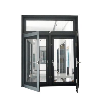 Cina Fibra di vetro schermo reticolare Upvc Casement finestra con persiana a rotelle in colori personalizzati in vendita