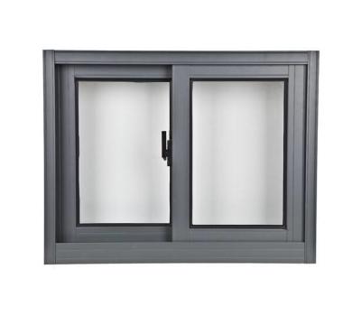 China Glijdend Opening Aluminium Hurricane Impact Window met roestvrijstalen Screen Net Te koop